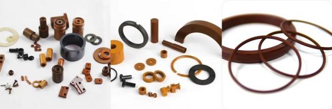 RoHS Vespel SP 1 Polyimide Sleeves With Thread Inserts PI Bushing