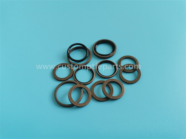 Bronze Reinforced PTFE Gasket Snap Ring Pan Plug Shaft Seal